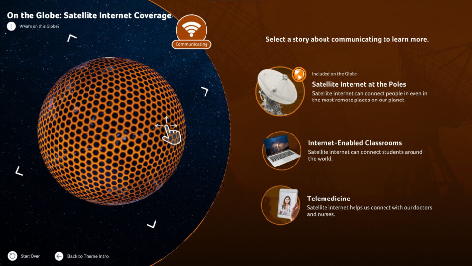 Connected Planet Interactive Globe - SEGD - Designers of Experiences